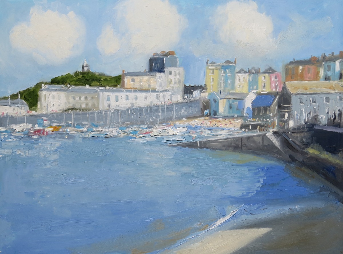 Recent Tenby Oil Paintings by Dai David