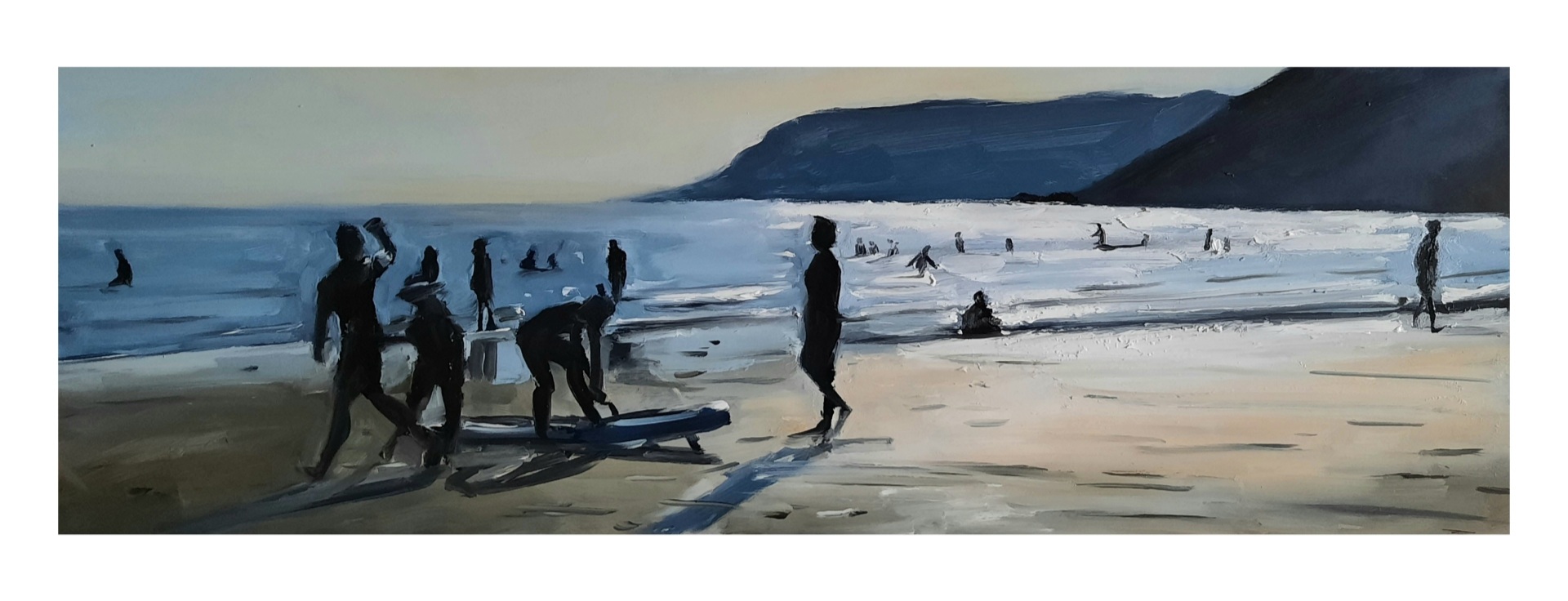 Caswell Bay, Gower painting series