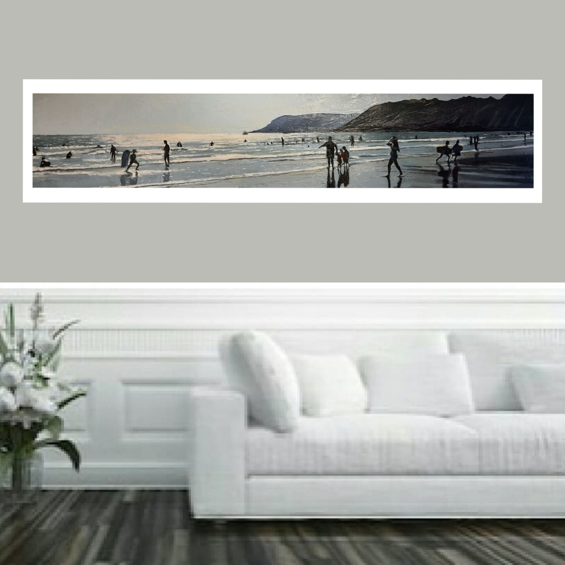 Caswell Bay, Gower painting series