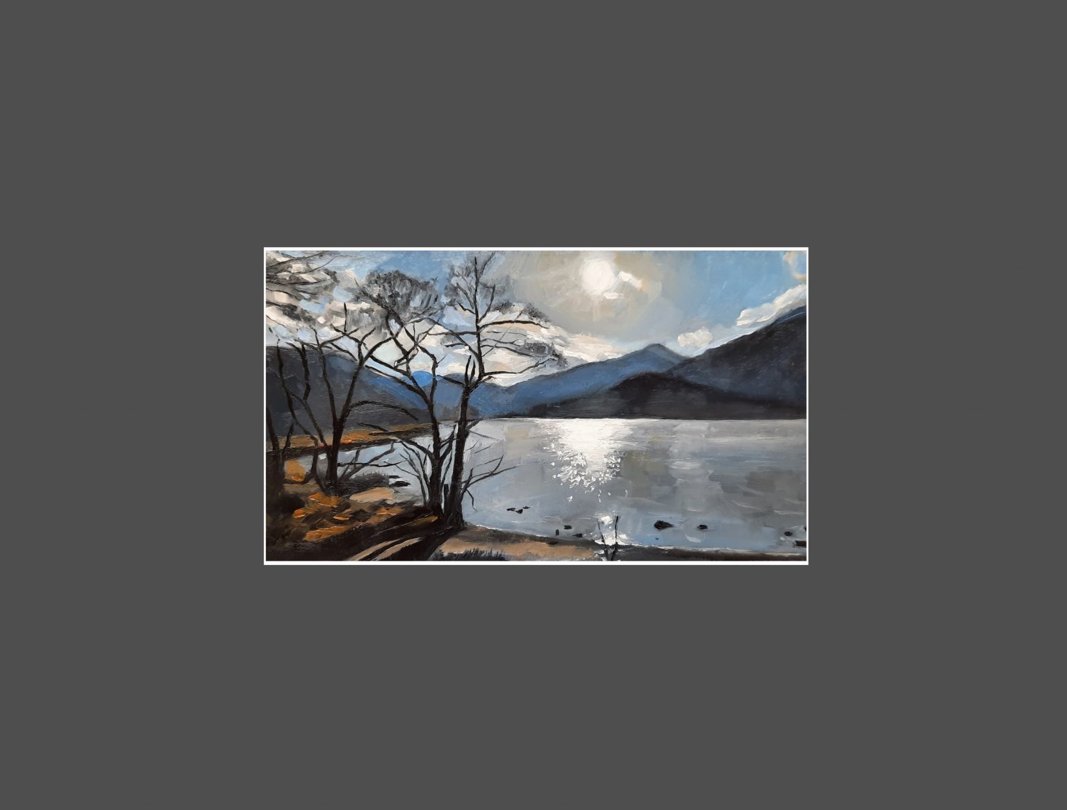 Snowdonia Paintings, Dai David Art, Llyn Gwynant