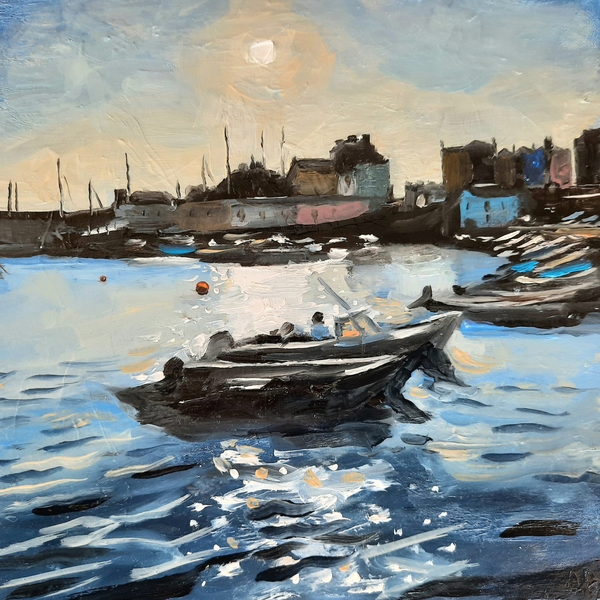 New Tenby painting by Dai David Art